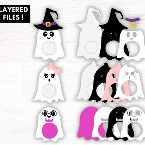 Halloween Candy Dome SVG Bundle, Ghost Candy Dome Svg, Candy Ornaments ...