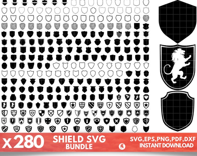Shield Svg Png Bundle, Shield Png Bundle, Shield Clipart, Shield Vector ...