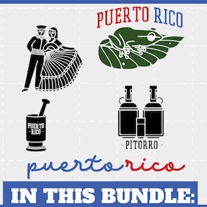 Puerto Rico Bundle Svg, Taino Svg, Puerto Rico Svg, Garita Svg, Puerto ...