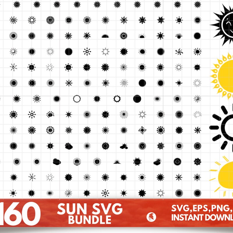 Sun Svg - Etsy