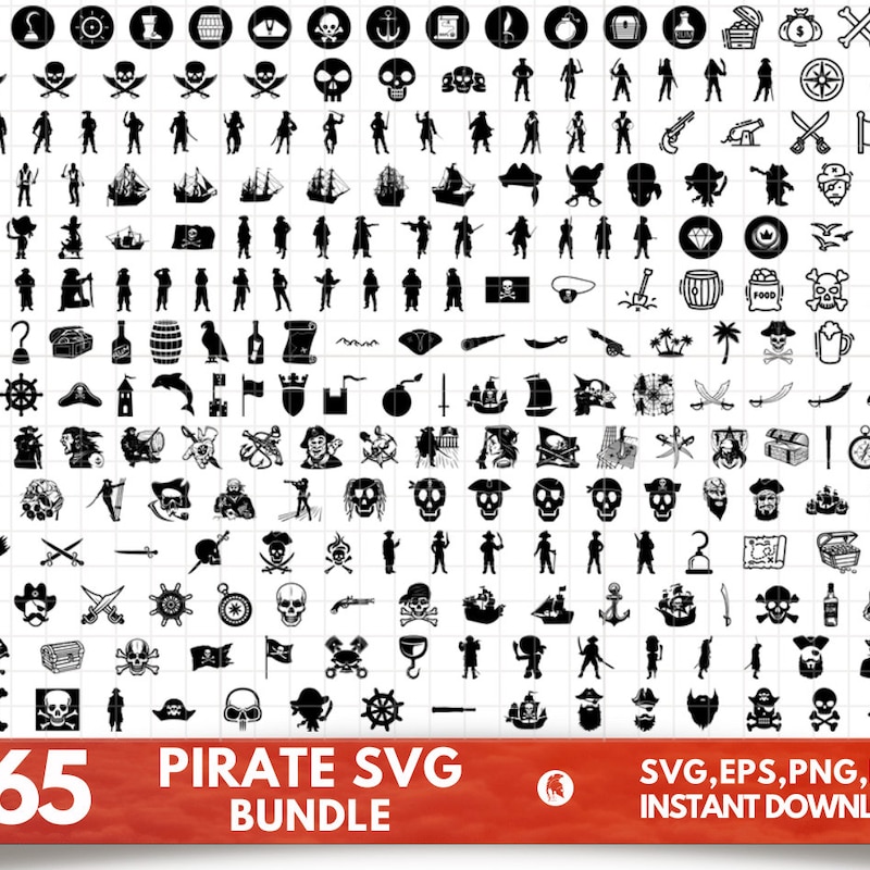 Pirate Silhouette - Etsy