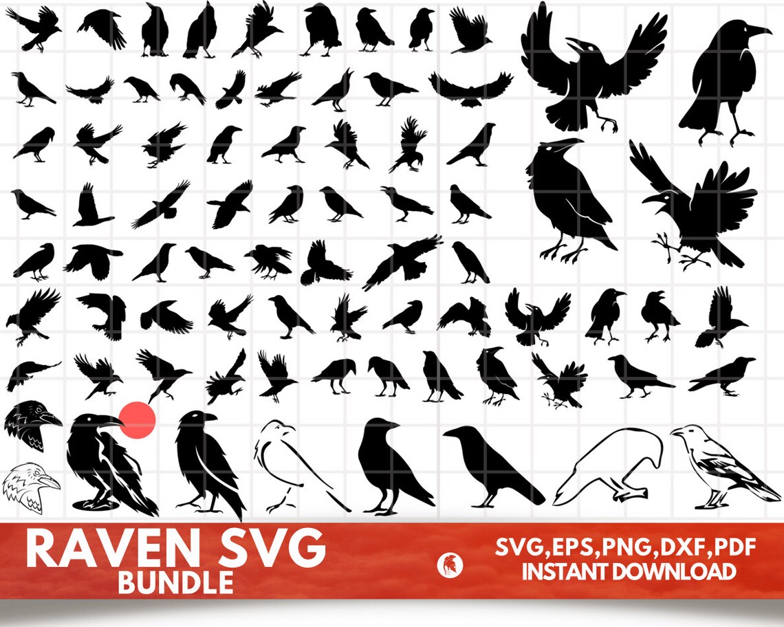 Rabe SVG Bundle - Rabe SVG Bundle - Rabe PNG Bundle - Rabe Clipart ...
