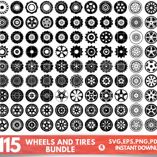 Wheels DXF, Winged Wheel SVG Cricut, Motorcycle SVG File, Png, Wheels ...