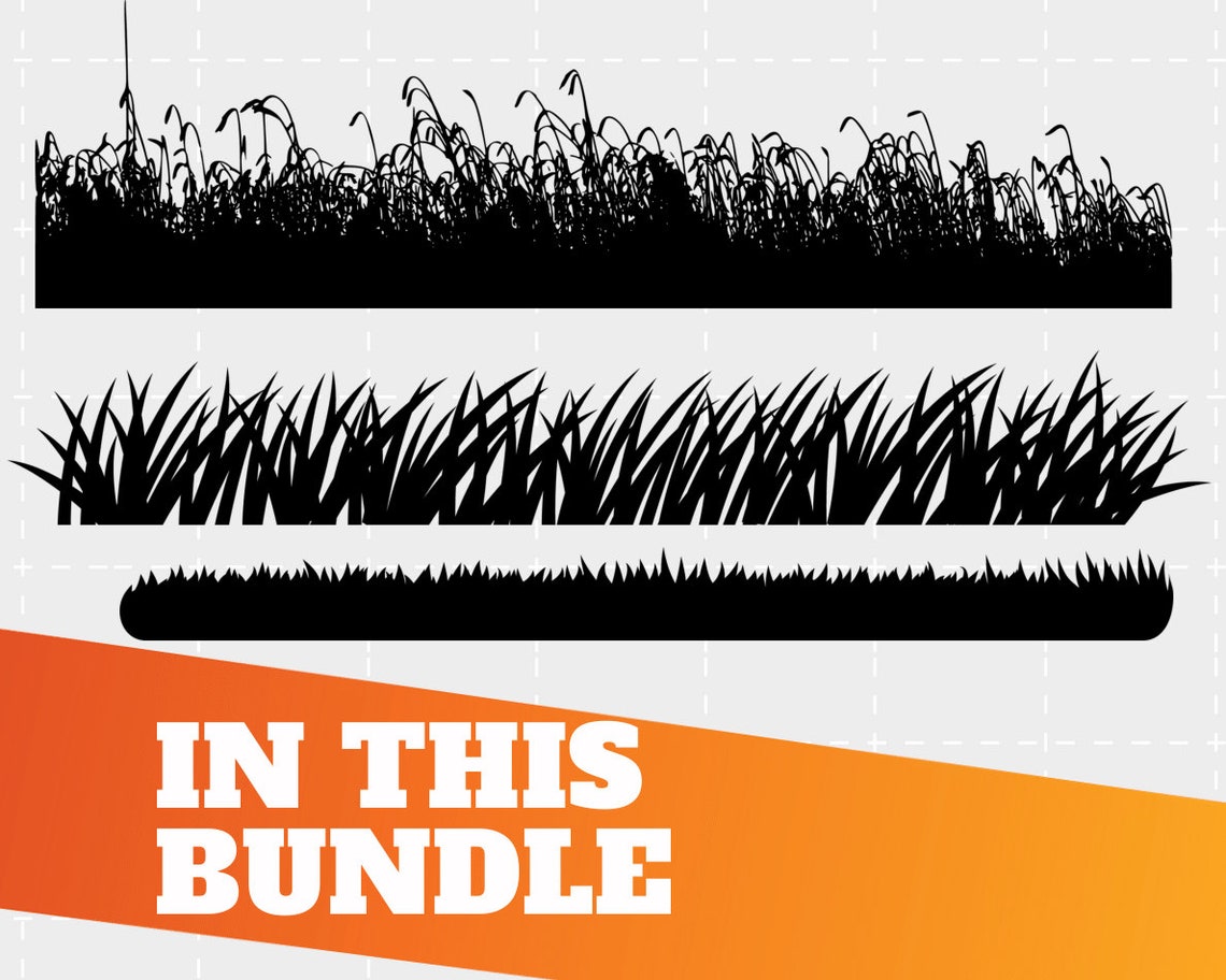 GRASS SVG BUNDLE Grass Svg Clipart Wild Grass Svg Cut Files - Etsy