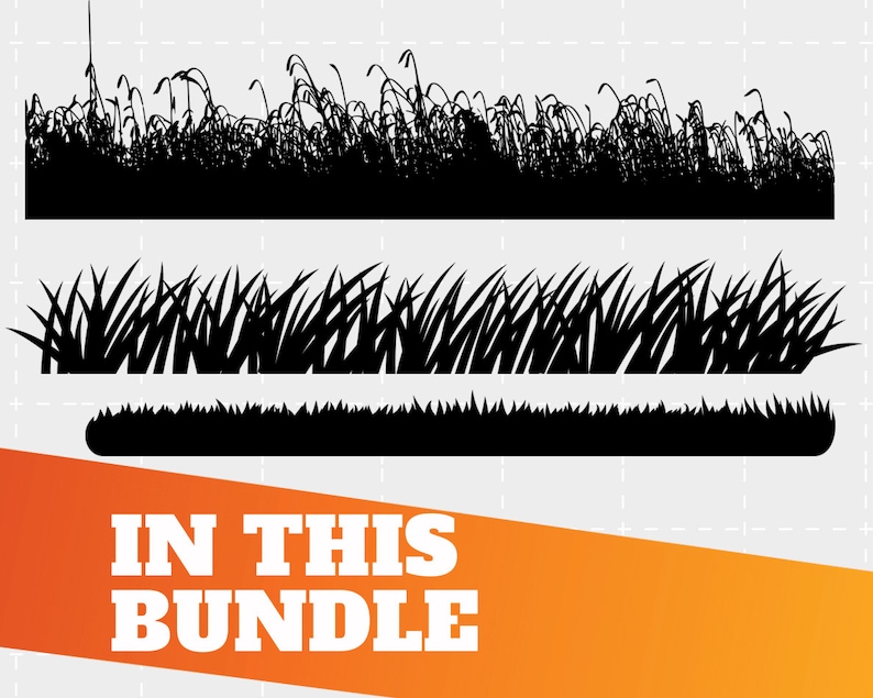 GRASS SVG BUNDLE Grass Svg Clipart Wild Grass Svg Cut Files - Etsy
