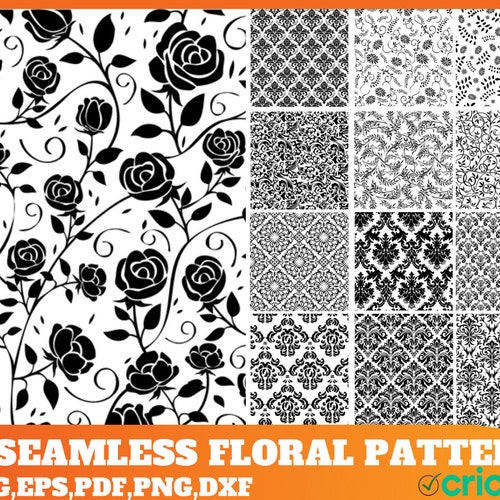 Tooled Leather Pattern Floral SVG - Etsy