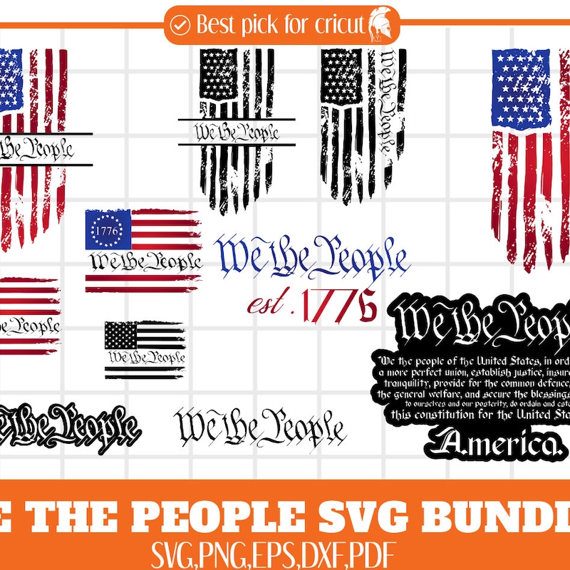 We the People Svg - Etsy