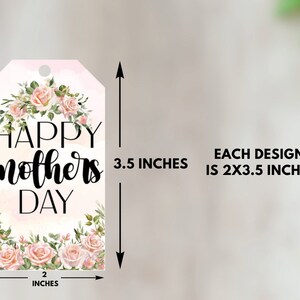Mother's Day Gift Tags - ENGLISH & SPANISH / 3 Styles / Mother's Day ...