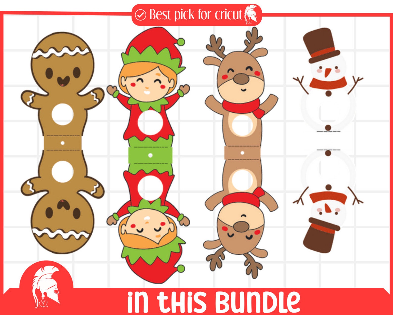 Christmas Lollipop Holder Svg, BUNDLE, Christmas Favor for Kids ...