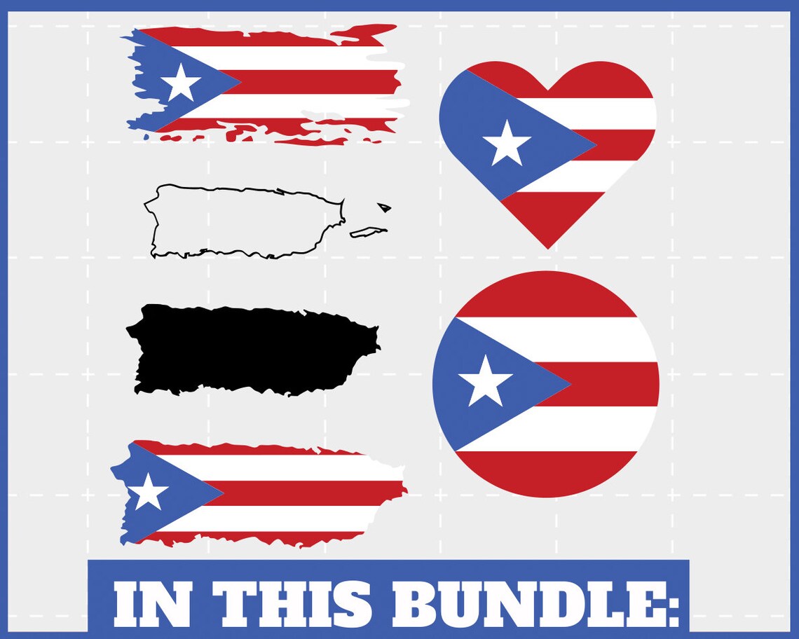 Puerto Rico Bundle Svg Taino Svg Puerto Rico Svg Garita - Etsy