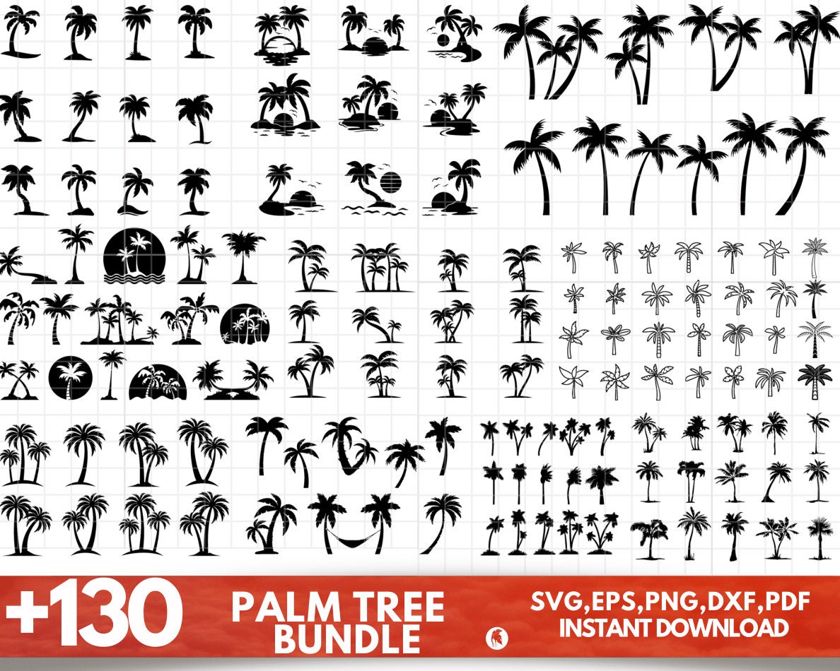 Palm Tree Logo Vector Png