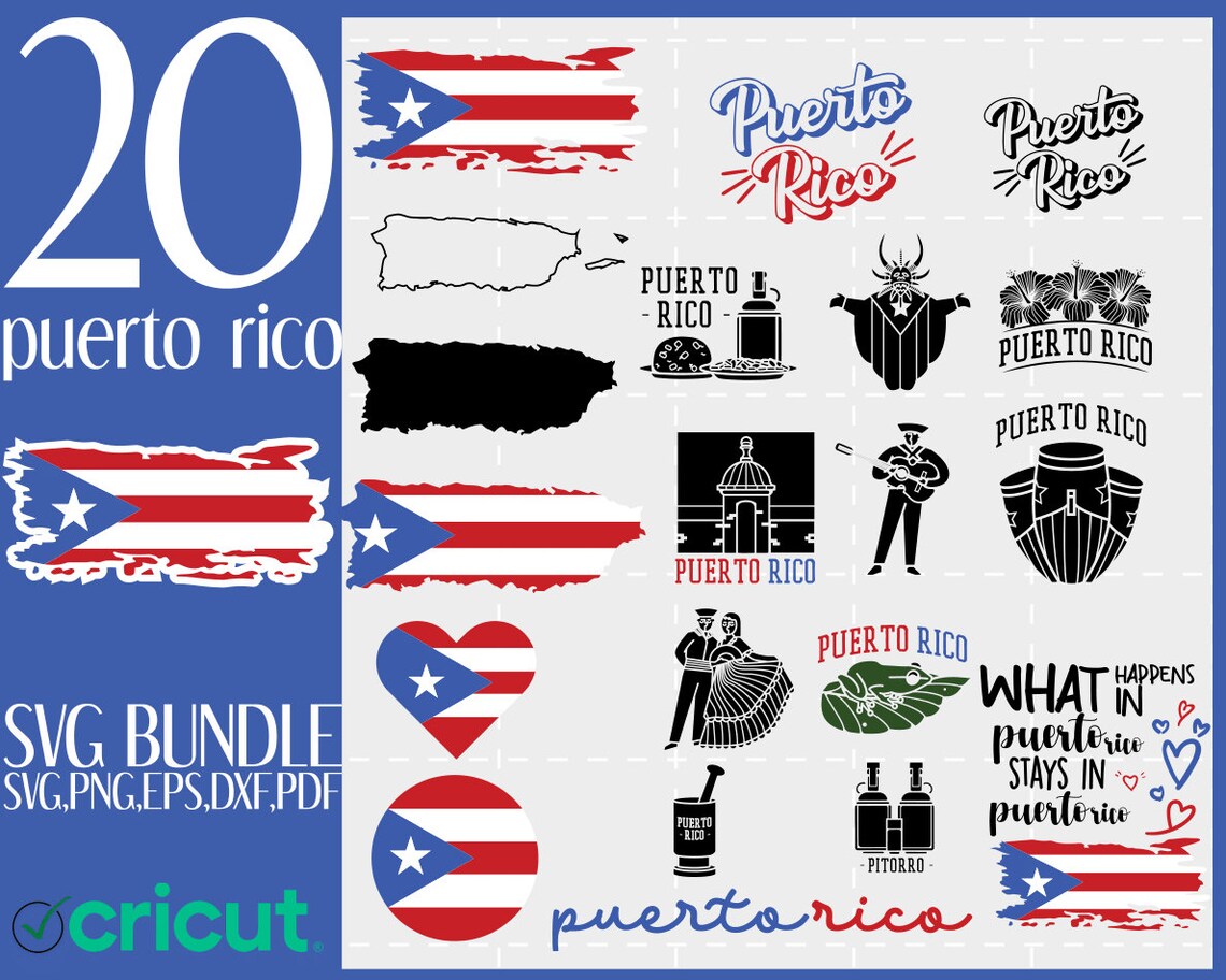 Puerto Rico Bundle Svg Taino Svg Puerto Rico Svg Garita - Etsy