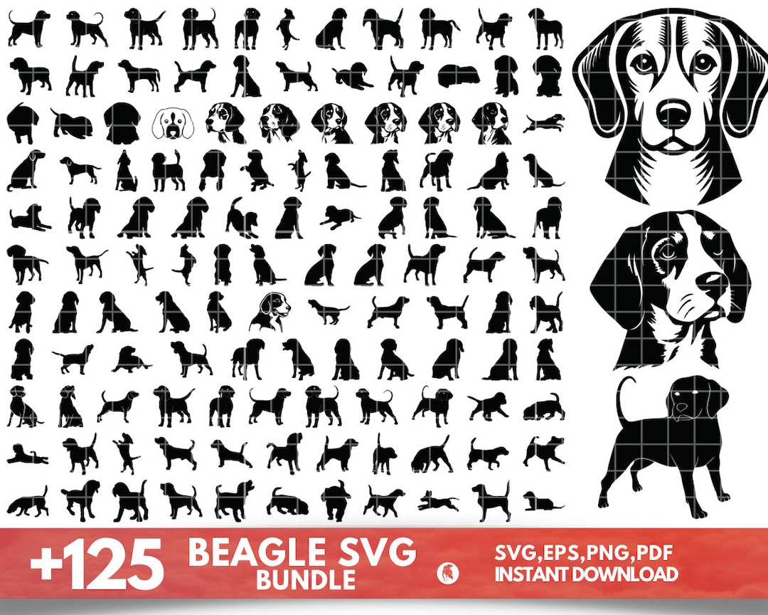 Beagle SVG Bundle, Beagle Mom Svg, Beagle Dad Svg, Beagle Dxf, Beagle ...
