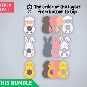 Easter Candy Dome SVG Bundle, Easter Candy Holder SVG, Bunny Candy ...