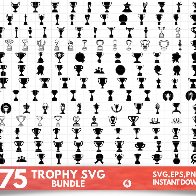 Trophy Svg - Etsy
