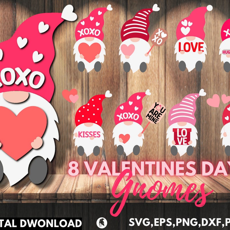 Valentines Gnomes - Etsy