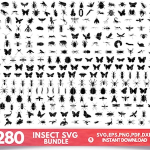 Insect Svg. Insect Svg Bundle. Insect Silhouette. Insect Cut Files ...