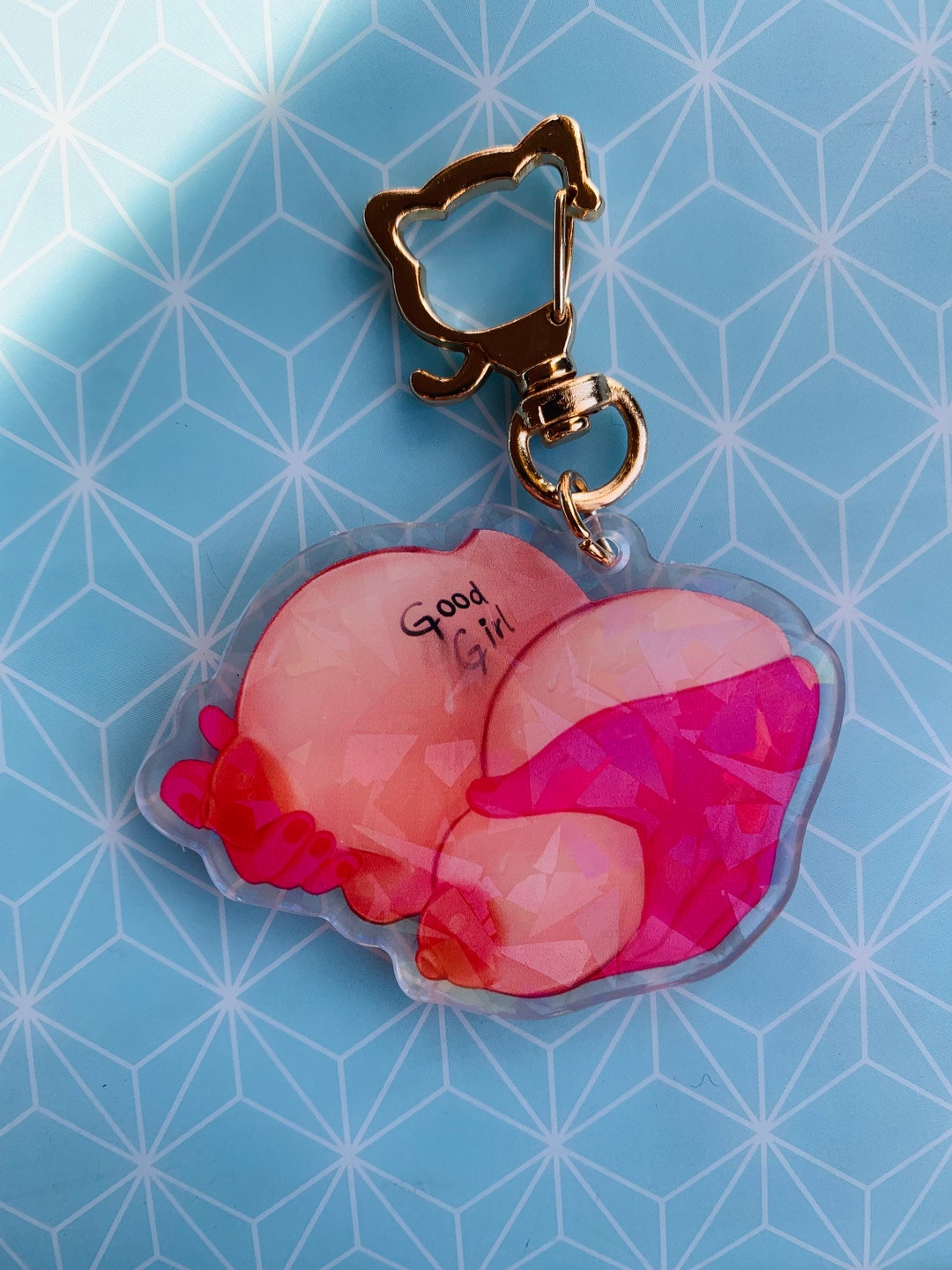 Pink Squish Keychain - Etsy