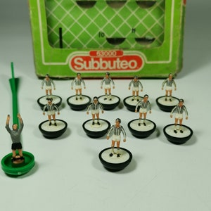 Vintage 63000 Subbuteo Table Soccer Team Ref. #579 Juventus - Etsy