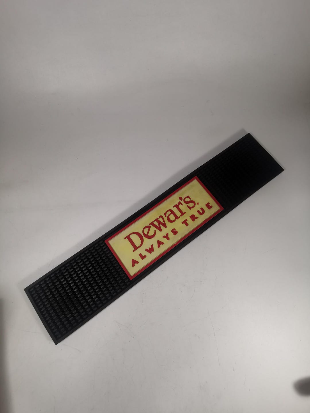 Vintage Dewar’s “always True” Bar Mat – Rubber Drink Spill Mat ...