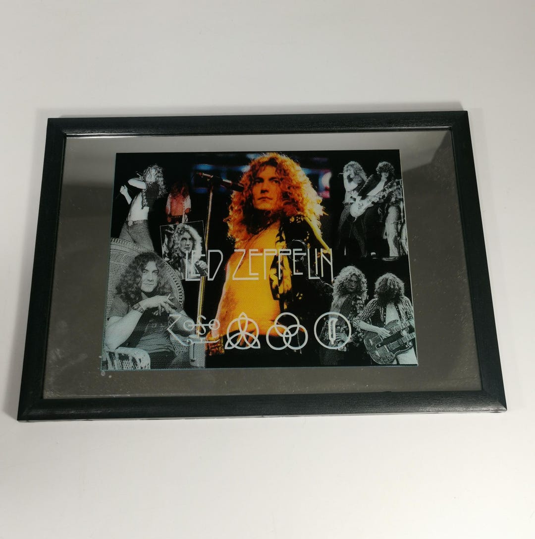 Led Zeppelin, Mirror, Vintage Rock Decor, Old Fashioned Rock, Led ...