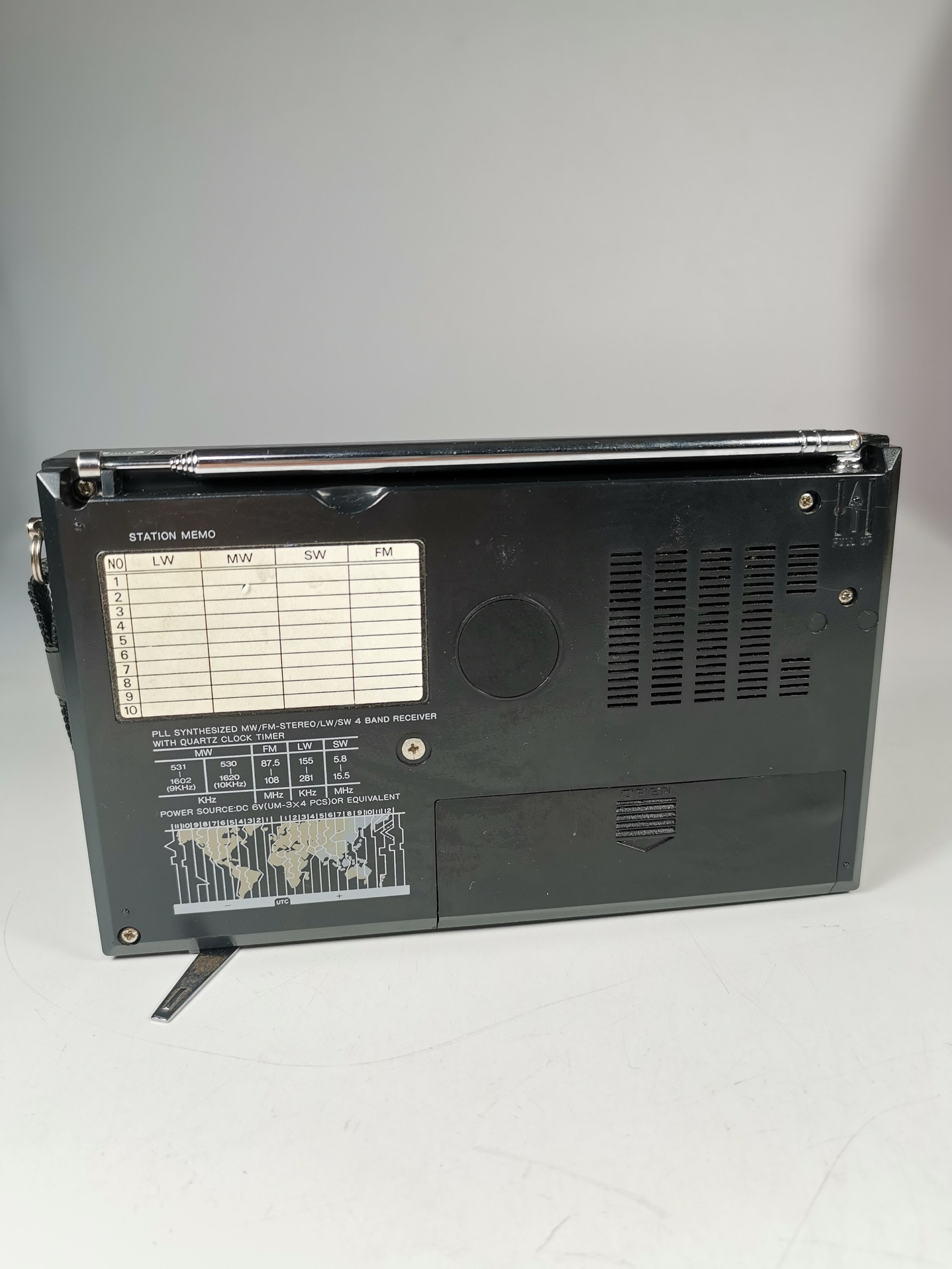 Sangean Ats-802 Radio Stereo World Band Pll Synthesized Receiver With ...