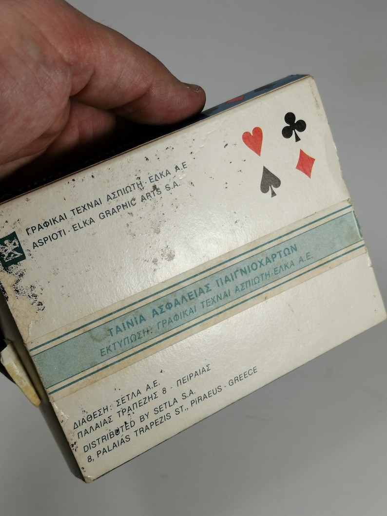 Greek Playing Cards Double Deck,greece Traditionl Souvenir Double Deck ...