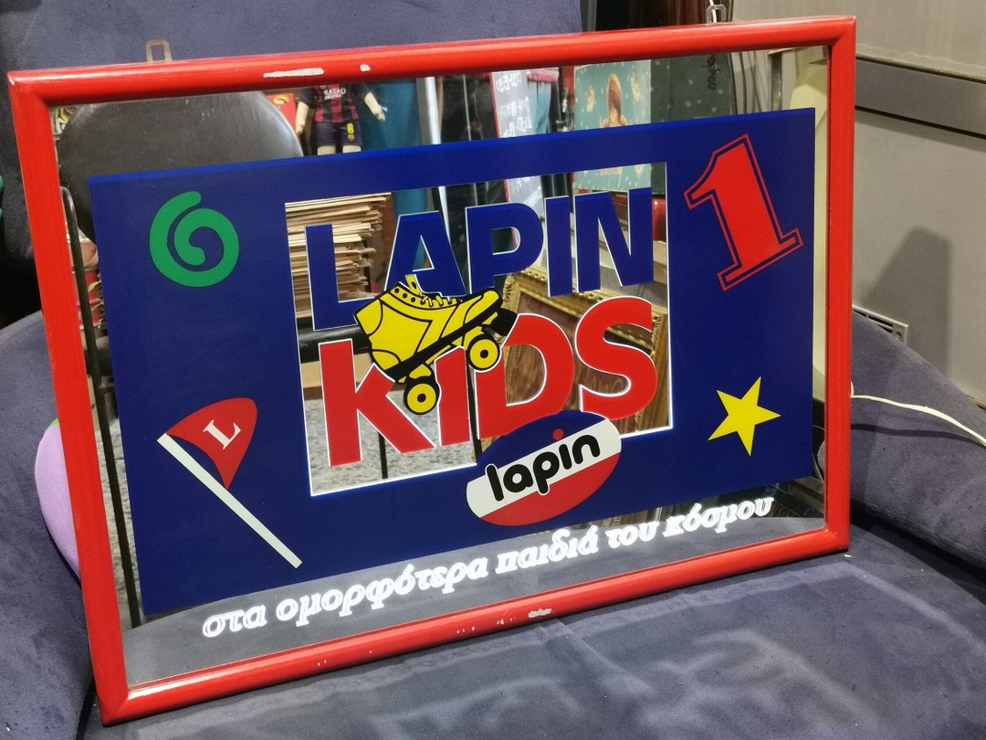 Lapin Kids Wall Hanging Light Sign Store Display From Kids Clothes - Etsy