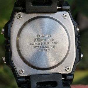 Casio HD 690 DW-240 Alarm Chronograph Vintage Digital Wrist Watch Made ...