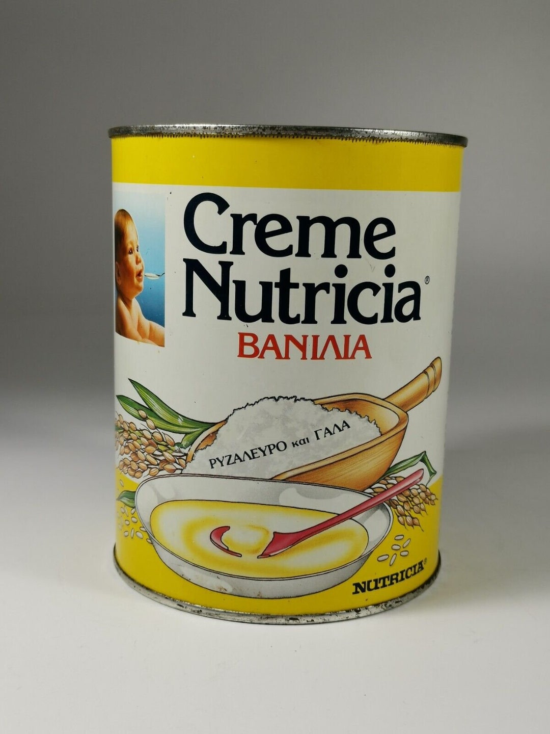 Vintage Greek Empty Box Nutricia Creme Vanilla Baby Food 90s - Etsy