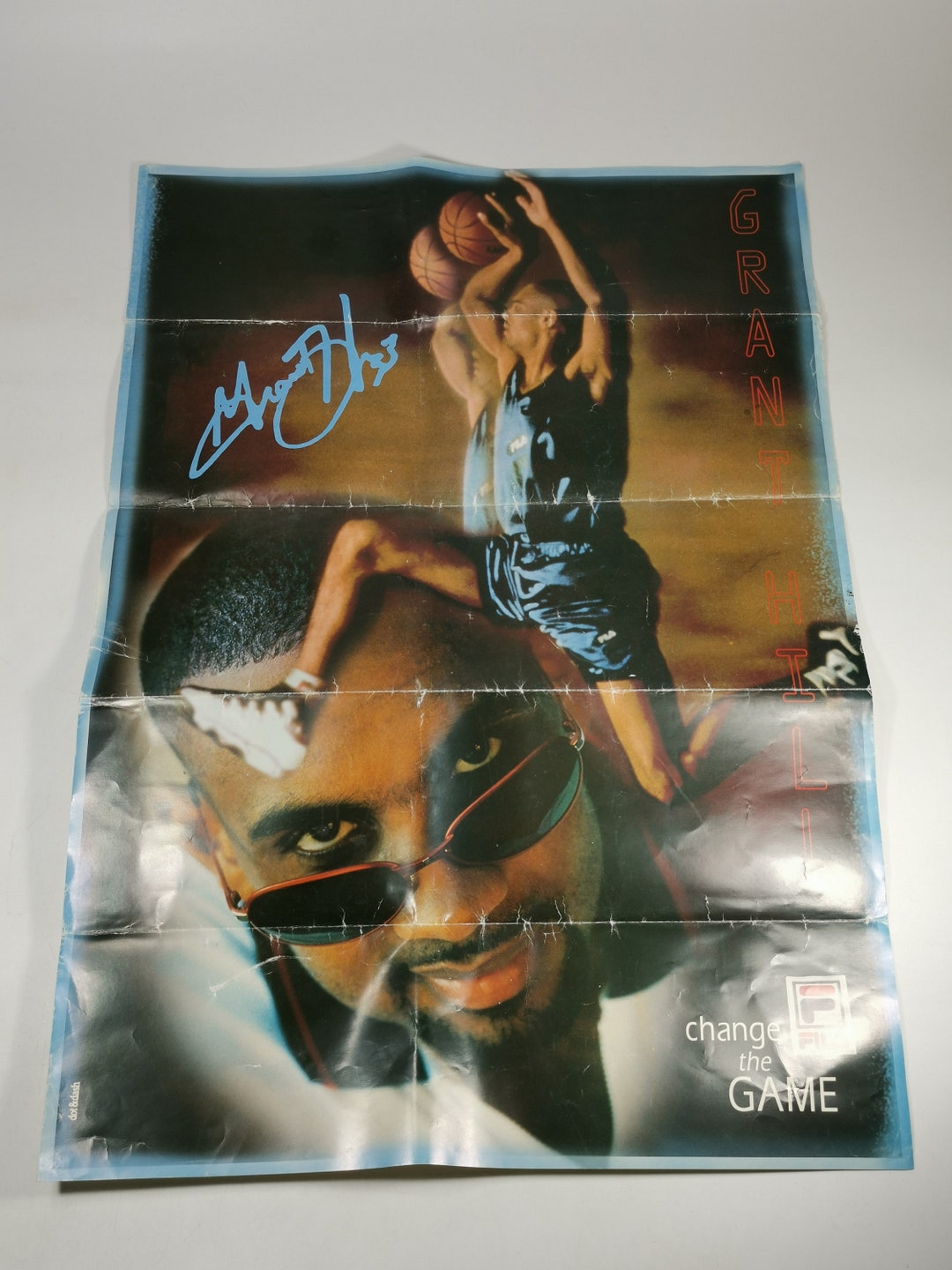 Grant Hill NBA Player Advertising Poster by Fila Sportswear Dot & Dash ...