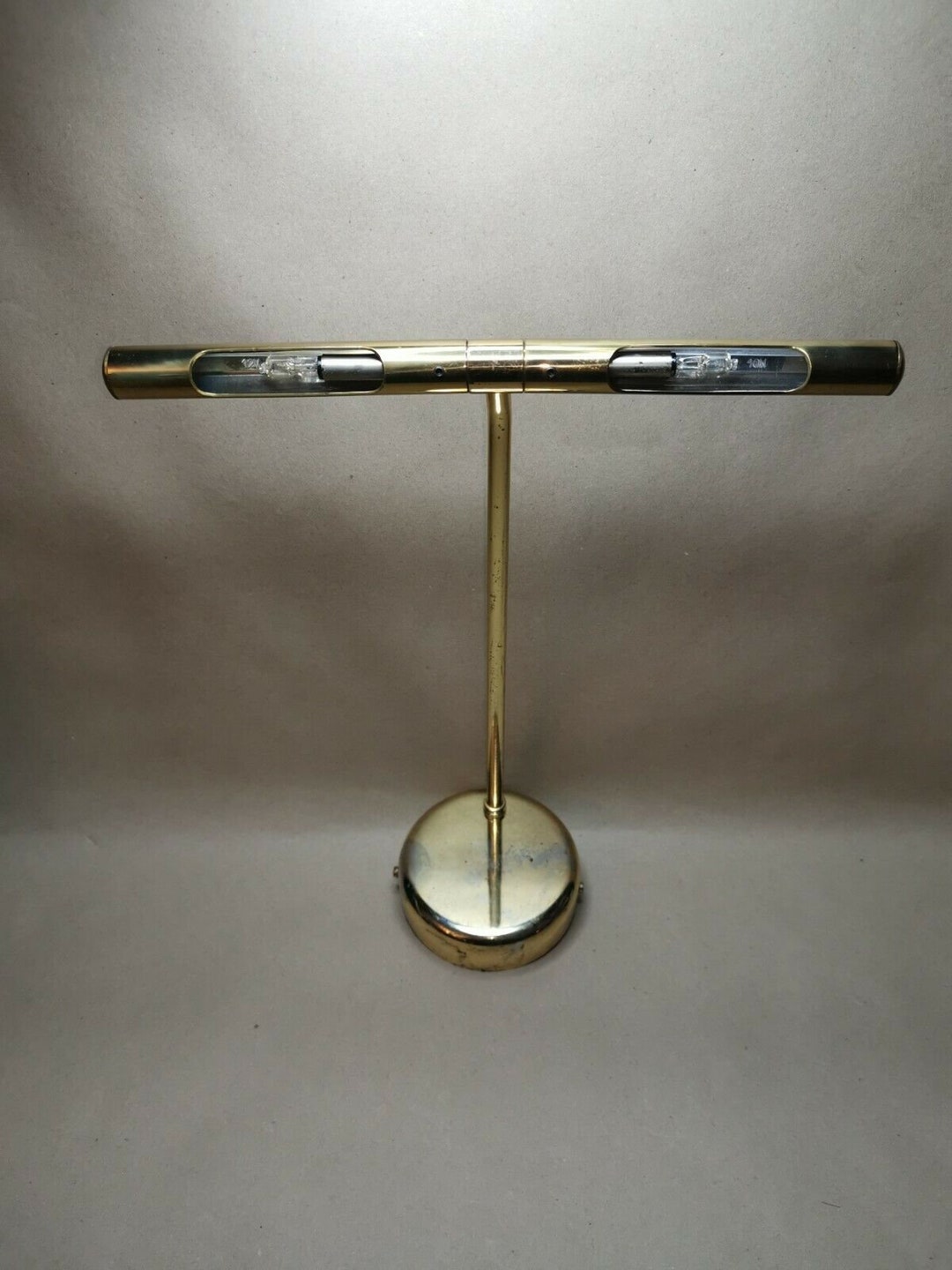 Mid-century Modern Lighting Brass Double Rotating Wall Light Vintage ...