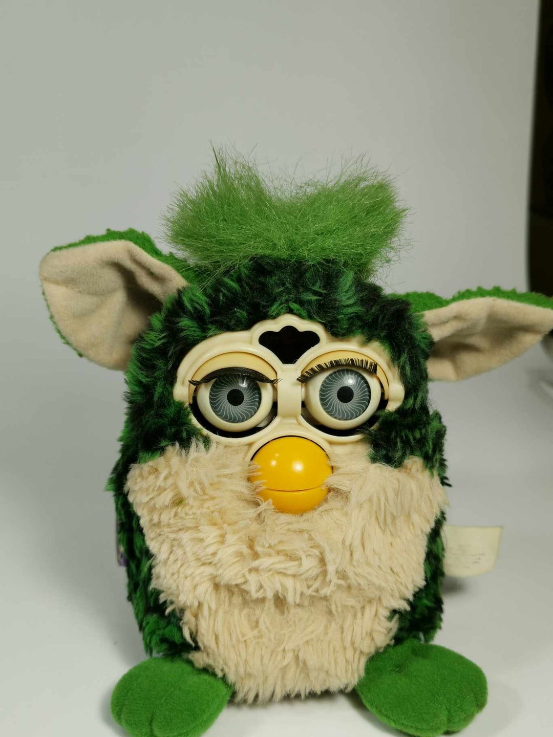 Furby Turtle Green Black With Gray Eyes With Tag 90s 1st Generation ...