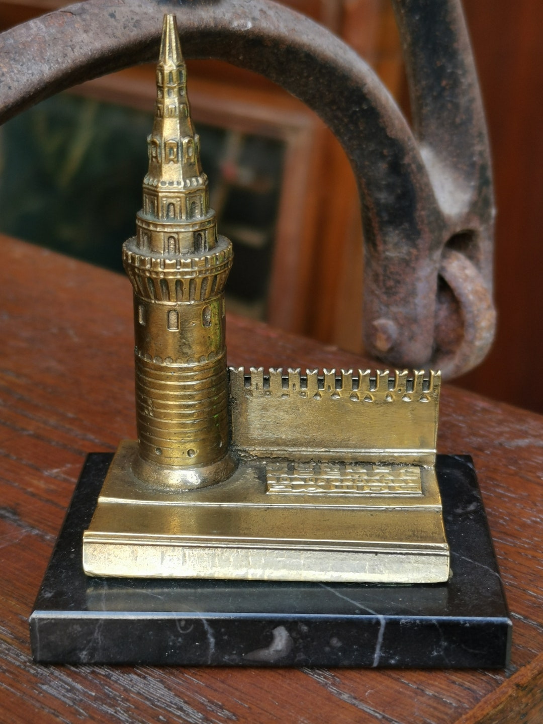 Vodovzvodnaya Tower of Russian Kremlin Vintage 80s Antique Miniature ...