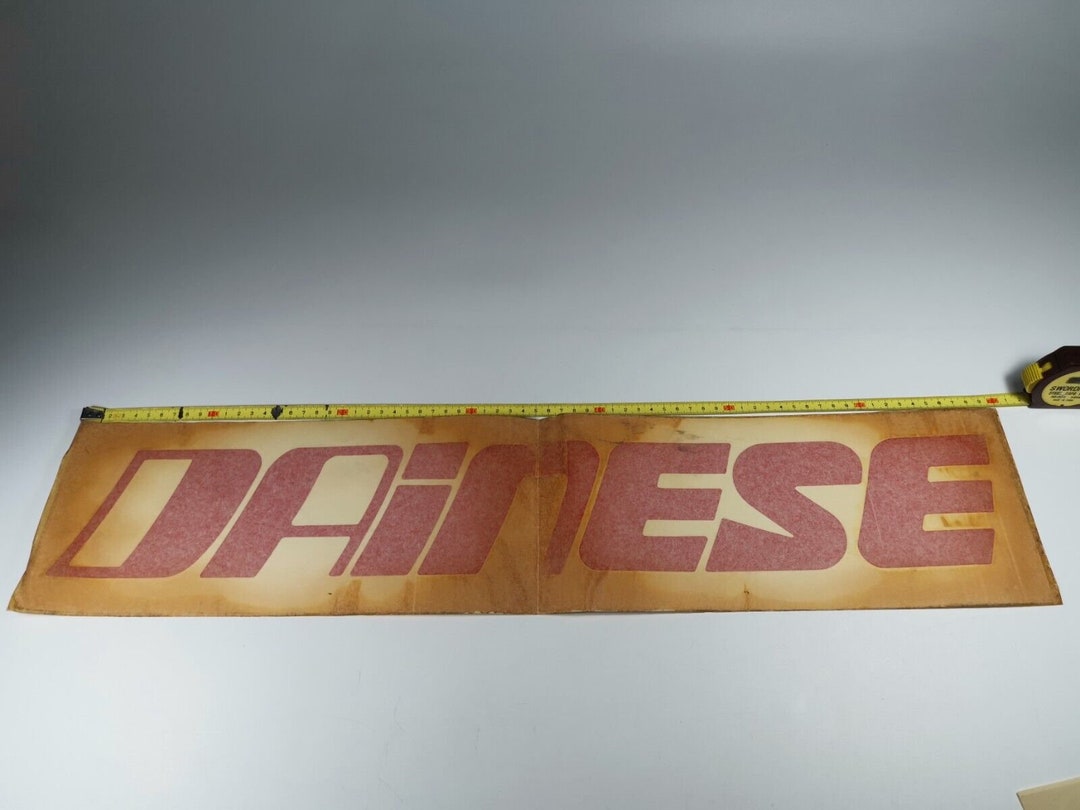 DAINESE Motorcycle Decal Vintage Sticker (70.5CM LENGTH) 80s 90s ...