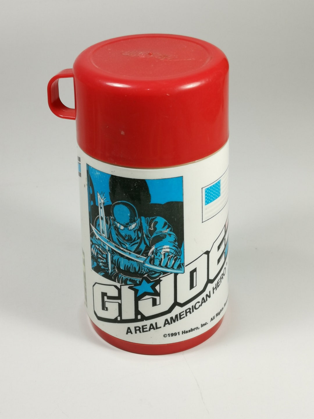 G.I Joe Thermo Bottle Aladdin From Lunchbox by Hasbro 1991 Made in USA ...
