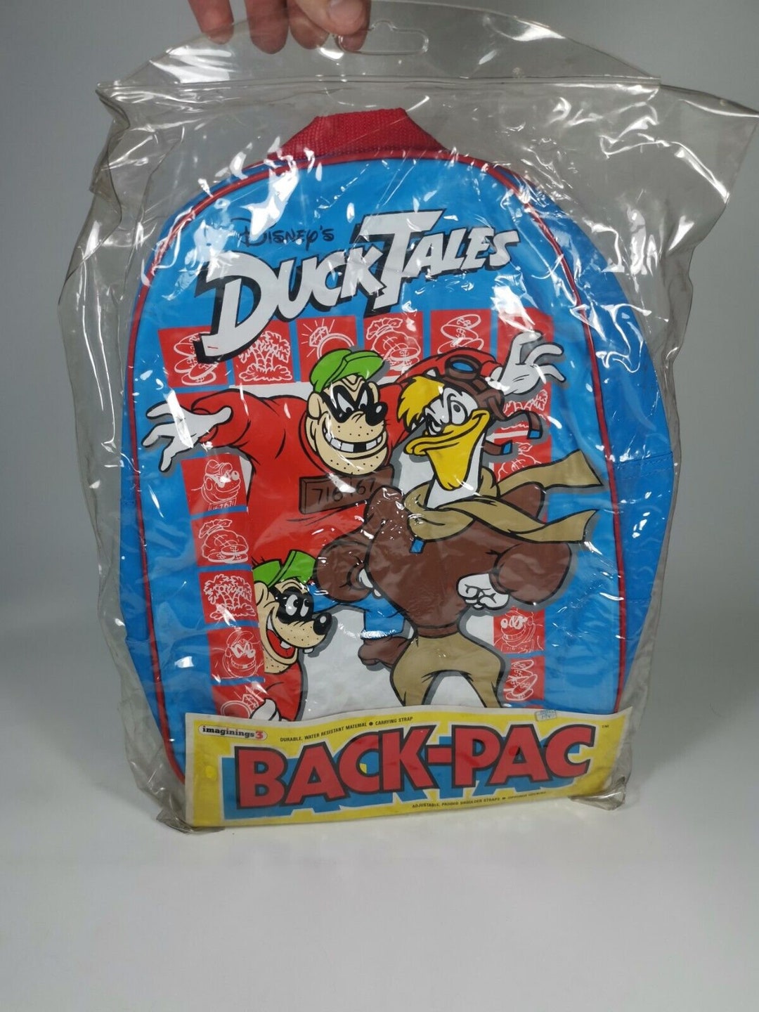 Duck Tales Disney Launchpad Blue Backpack 1986 Vintage Childhood ...