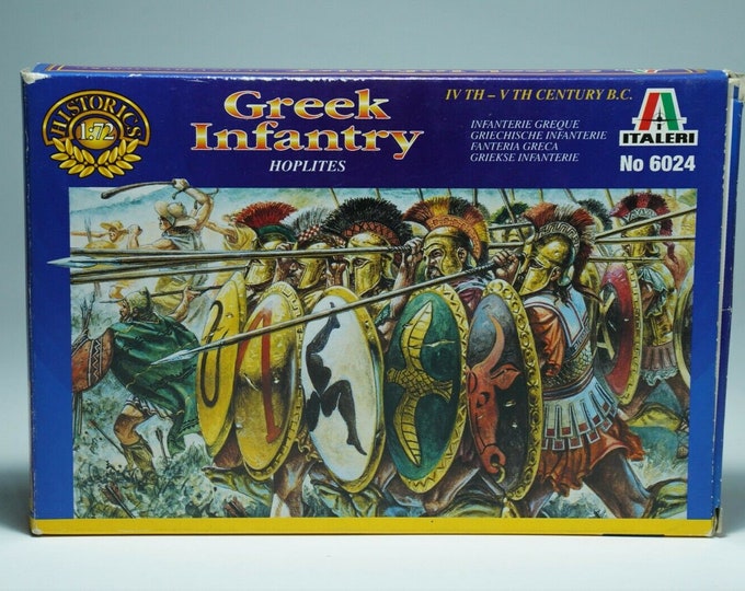 Vintage Model Kit 6024 Greek Infantry Hoplites IV TH-V Century B.C ...