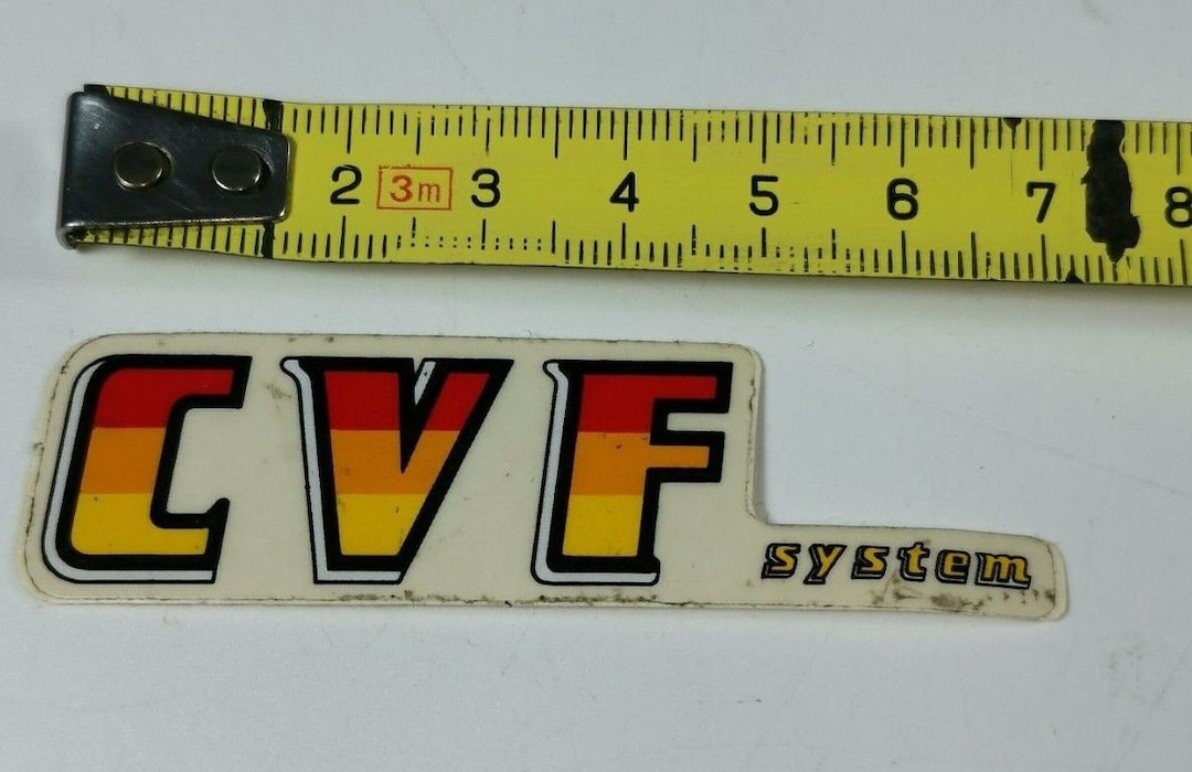 CVF SYSTEM 80s 90s Vintage Motorcycle Racing Decal STICKER - Etsy