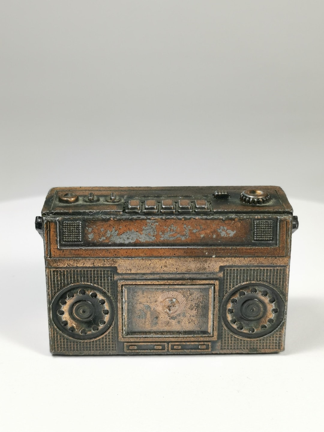 Miniature Bronze/cast Iron Boom Box Pencil Sharpener-office Tool ...