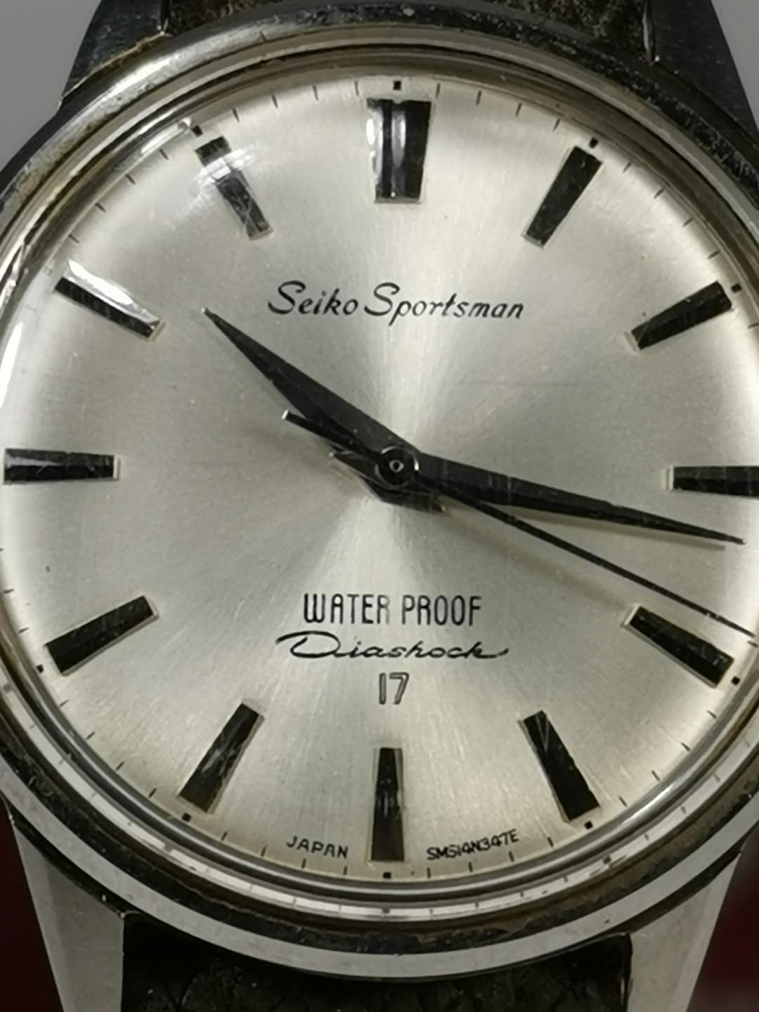 SEIKO, Vintage Seiko, Sportsman 14091, Water Proof, Diashock 17, Vintage Winding Wrist Watch ...