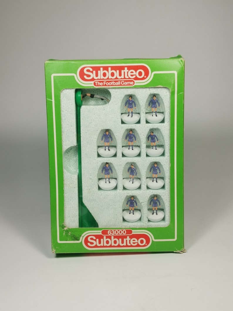 Vintage 63000 Subbuteo Table Soccer Team Ref. 490 Fiorentina Toulouse ...