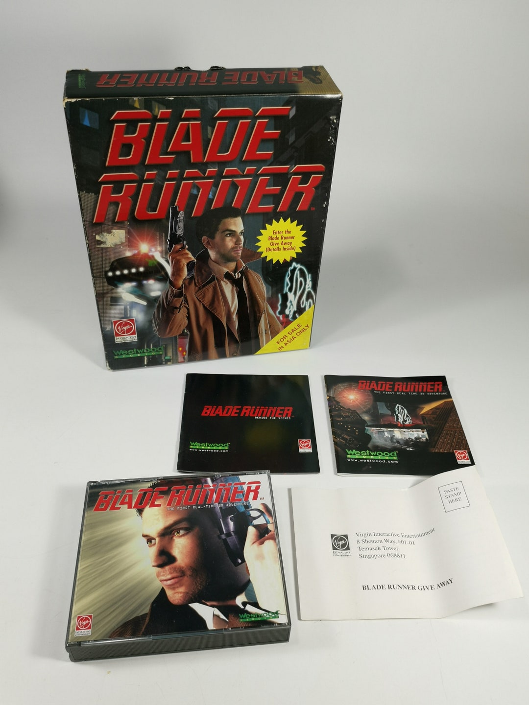Blade Runner PC Game Multi Disc Big Box Westwood Studios for Sale in ...