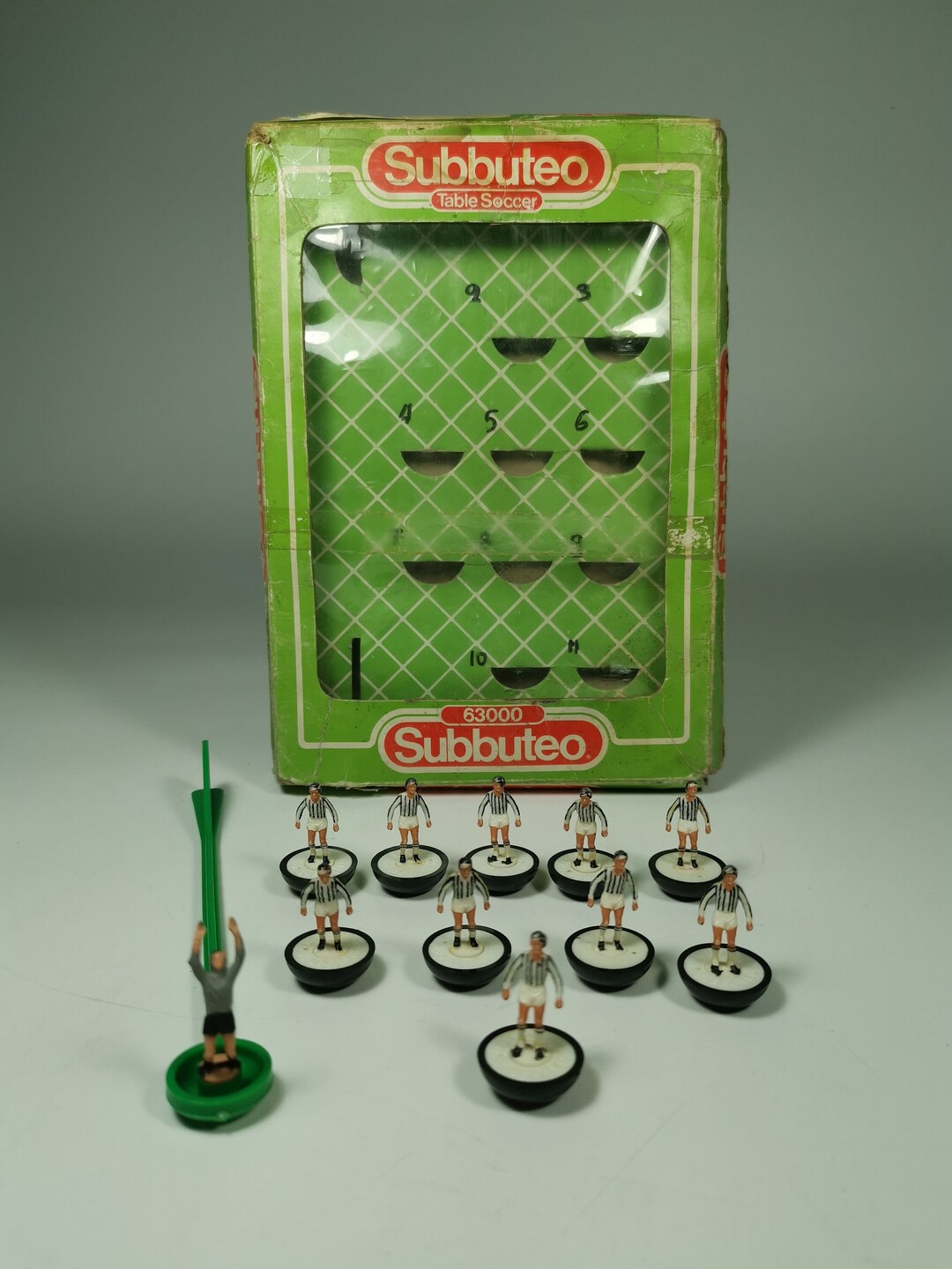 Vintage 63000 Subbuteo Table Soccer Team Ref. #579 Juventus - Etsy