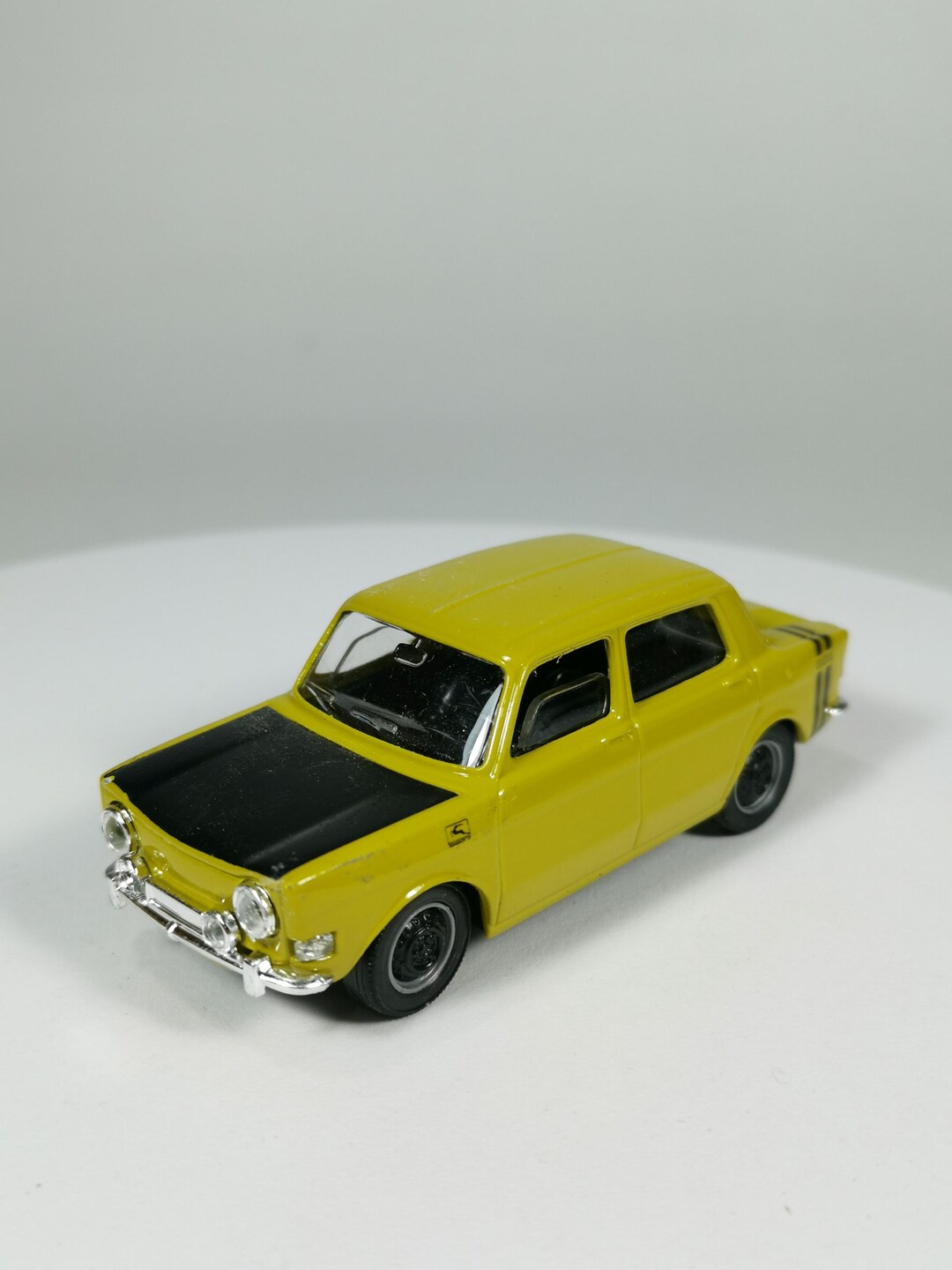 Vintage Solido Simca 1000 Rallye Diecast Model 1:43 – Yellow With Black ...