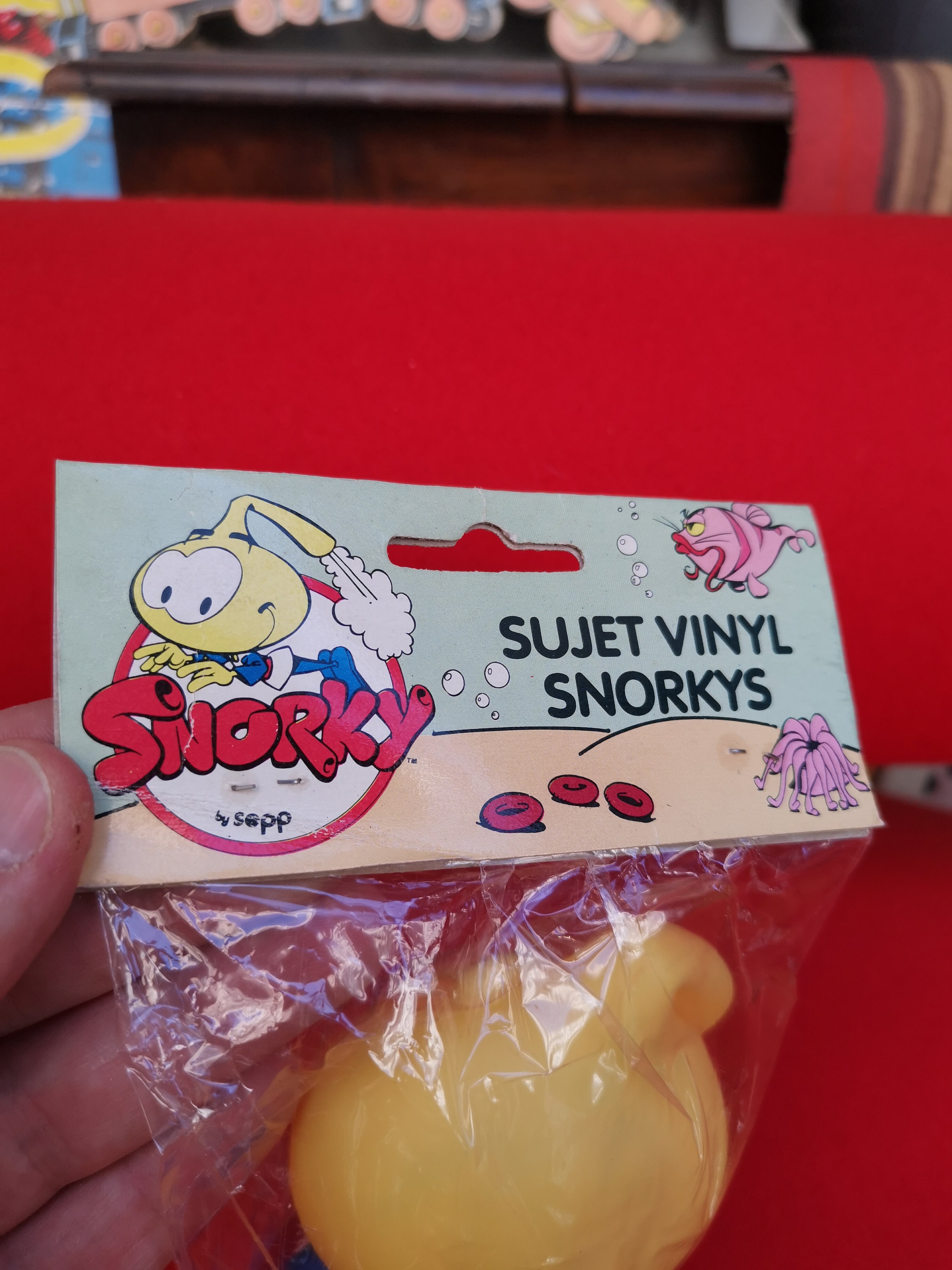 Snorks Snorkel Allstar Vintage Vinyl Squeak Toy by Sepp 1986 Taiwan Sealed - Etsy