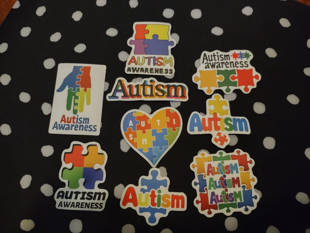 Autism Stickers | Autism Awareness Stickers - Etsy
