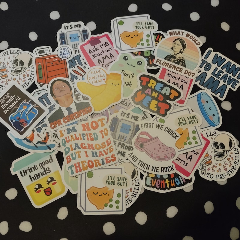 Funny Snarky Nurse Stickers - Etsy