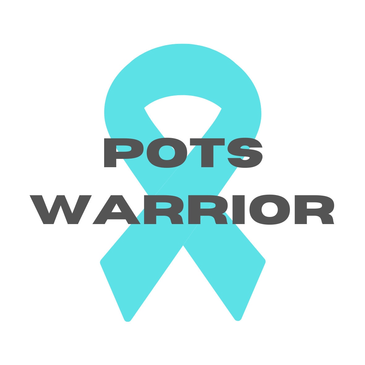 POTS Warrior Sticker | Postural Orthostatic Tachycardia Syndrome ...