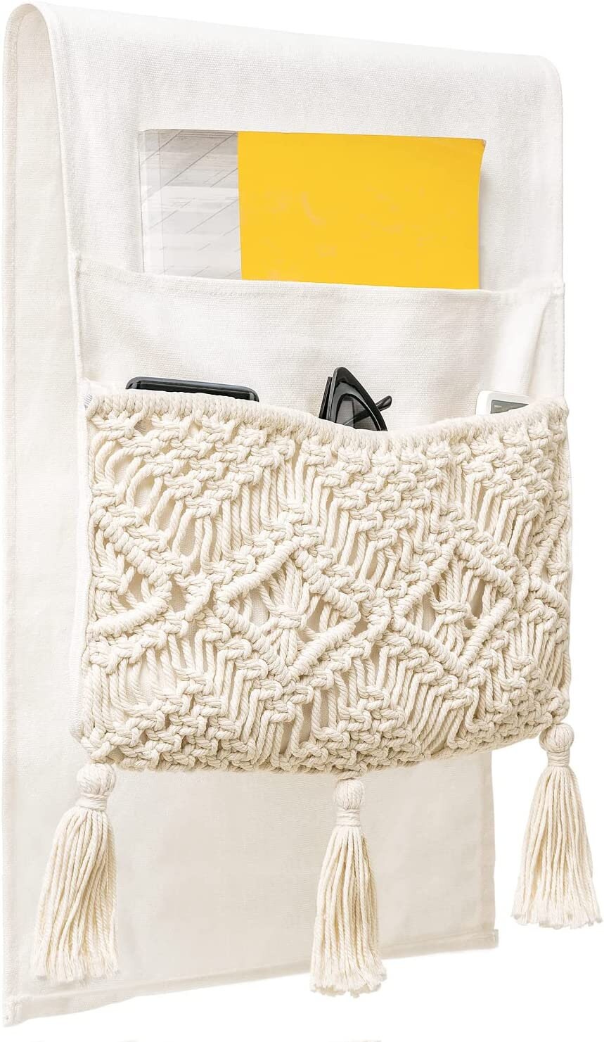 Bohemian Macrame Couch and Bedside Caddy Great for a Cute Lounge Area ...